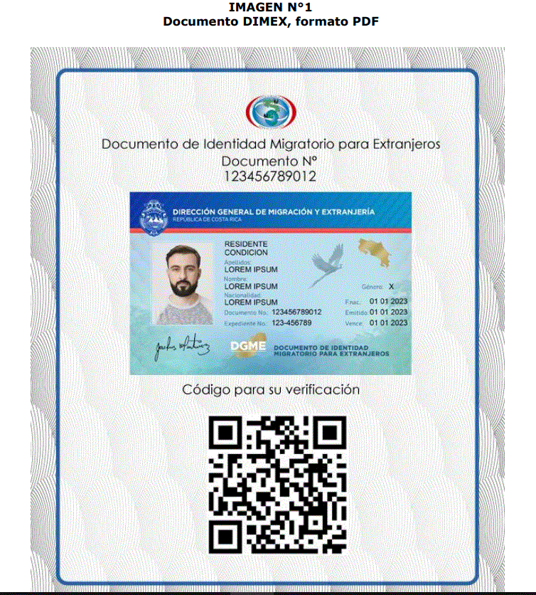 Extranjeros tendrán adicionalmente un DIMEX virtual